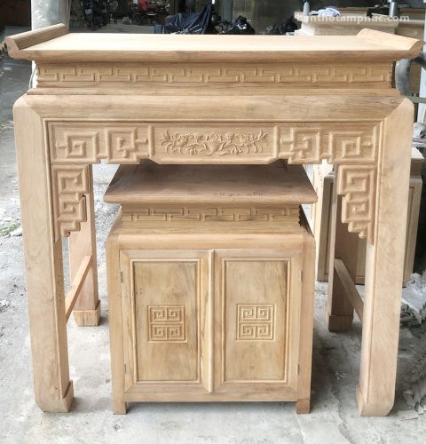 Tủ Thờ Hiện Đại Gỗ Gõ – TTG08 - Specializing in Worship & Spiritual Items